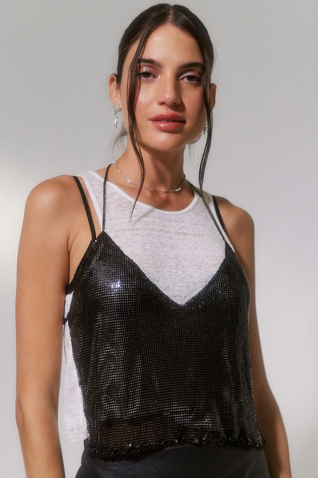 UO Gia Metal Halter Top | Urban Outfitters UK