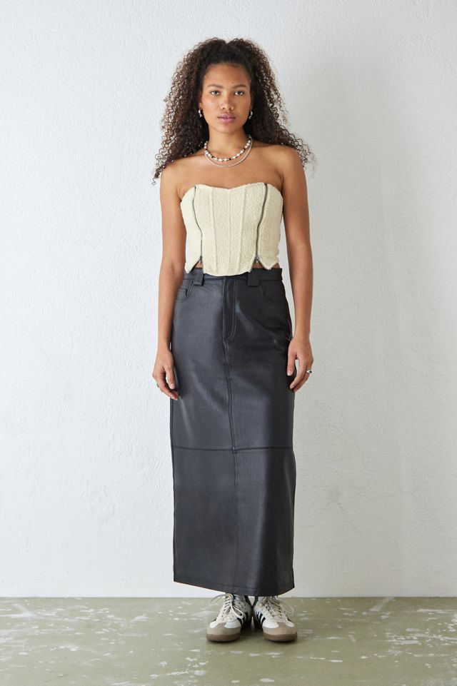 UO – Borg-Korsett mit doppeltem Reißverschluss | Urban Outfitters DE