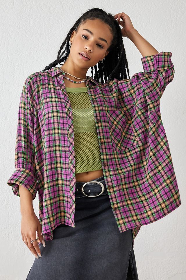 UO Brendan Plaid Shirt | Urban Outfitters UK