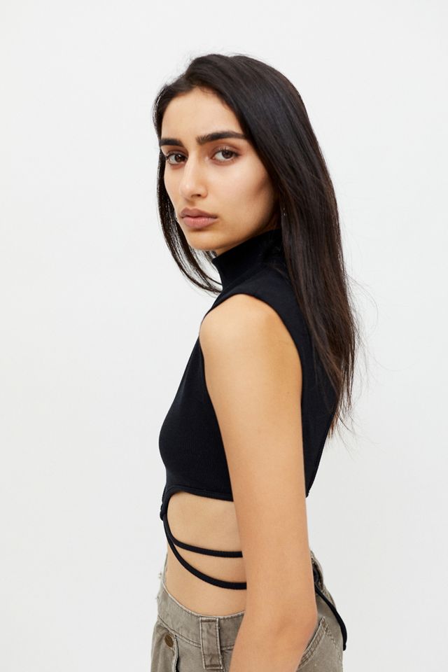 UO Black Juno Muscle Tank | Urban Outfitters UK