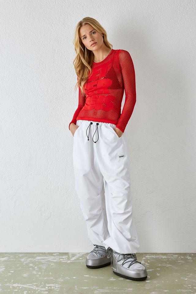 iets frans... White Allie Fishnet Top | Urban Outfitters UK