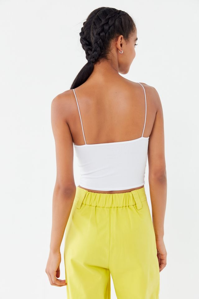 Out From Under Rowena Ruched Cropped Cami | Urban Outfitters UK