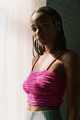 Out From Under Rose Ruched Cami Top | Urban Outfitters UK