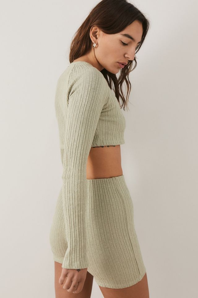 Out From Under Robin Ribbed Crop Top | Urban Outfitters UK