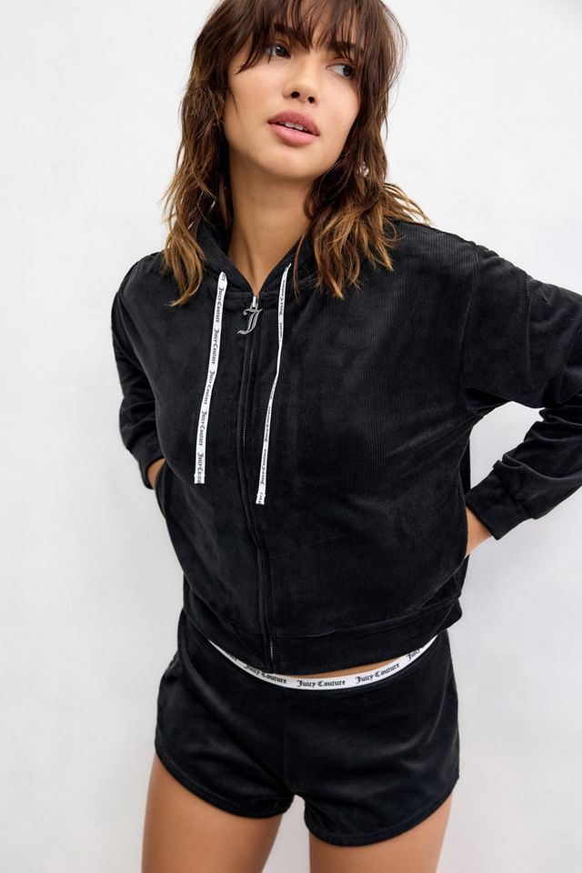 Sudadera con Capucha de Terciopelo Acanalada Liv de Juicy Couture ...
