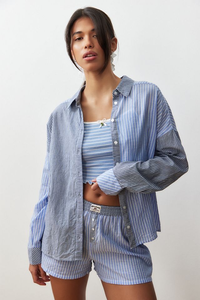 BDG Contrast Stripe Shirt | Urban Outfitters UK