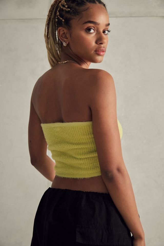 UO Fluffy Tube Top | Urban Outfitters UK