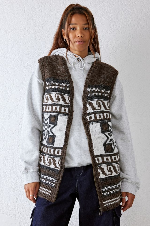 BDG Fair Isle Knitted Gilet | Urban Outfitters UK
