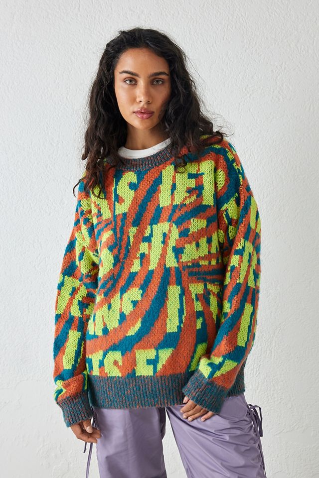 iets frans... Swirl Knit Boyfriend Jumper | Urban Outfitters UK
