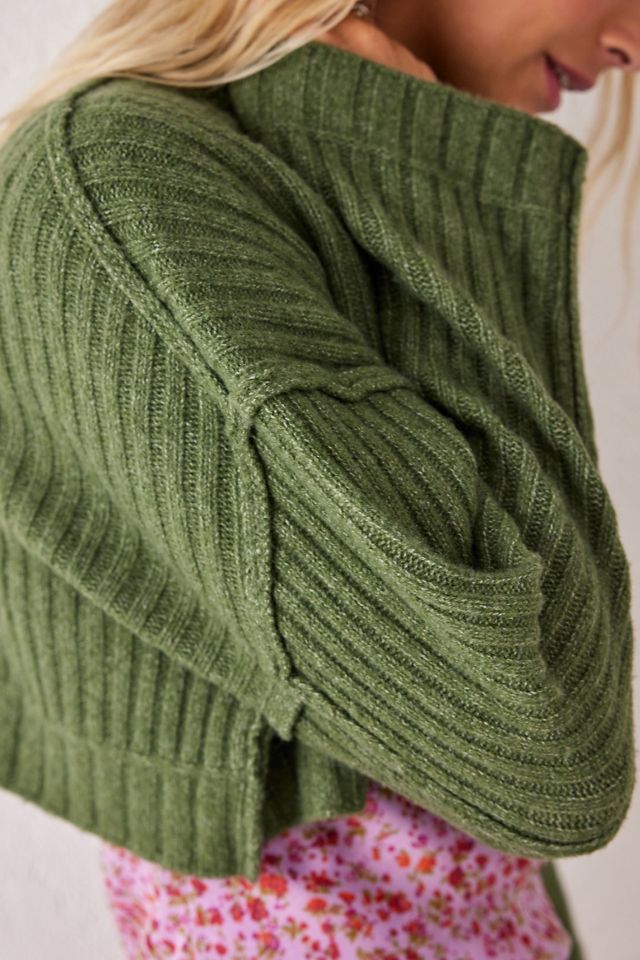 UO Slash Neck Boxy Knit Jumper | Urban Outfitters UK
