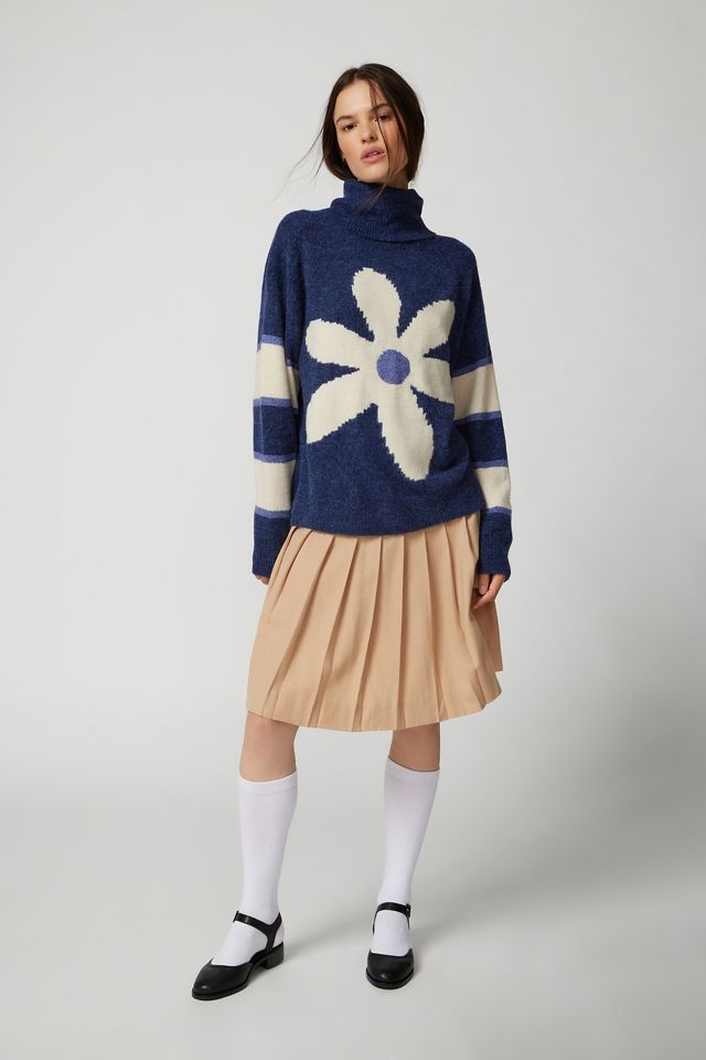 UO Tinsley Oversized Flower Jumper | Urban Outfitters UK