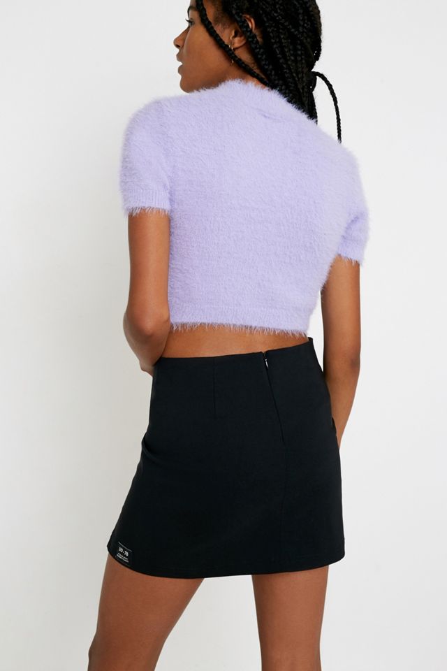 UO Fluffy Heart Cut-Out Top | Urban Outfitters UK