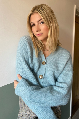 UO Fluffy Knit Cardigan | Urban Outfitters UK