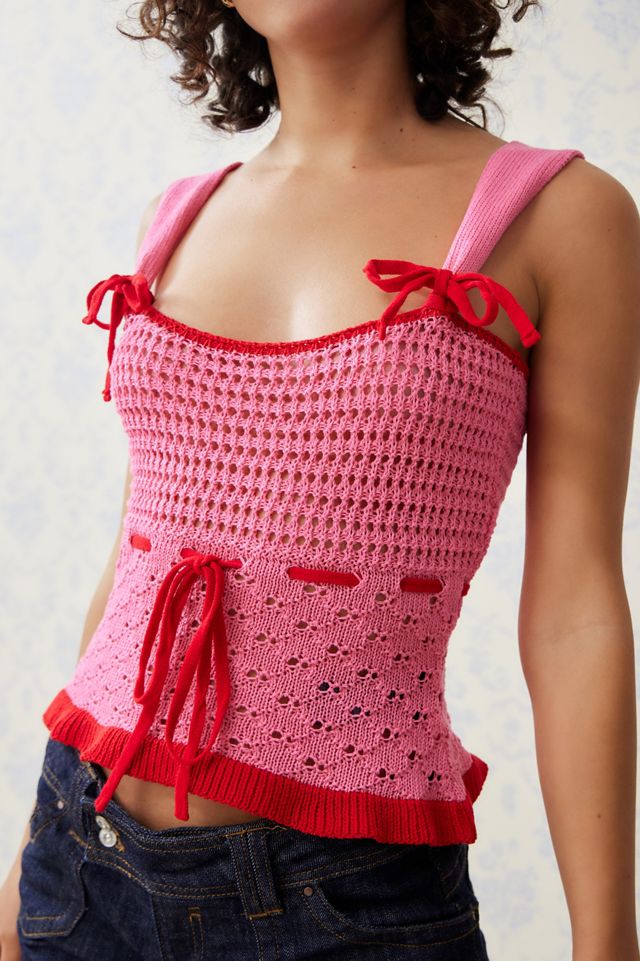 UO Open Stitch Top | Urban Outfitters UK