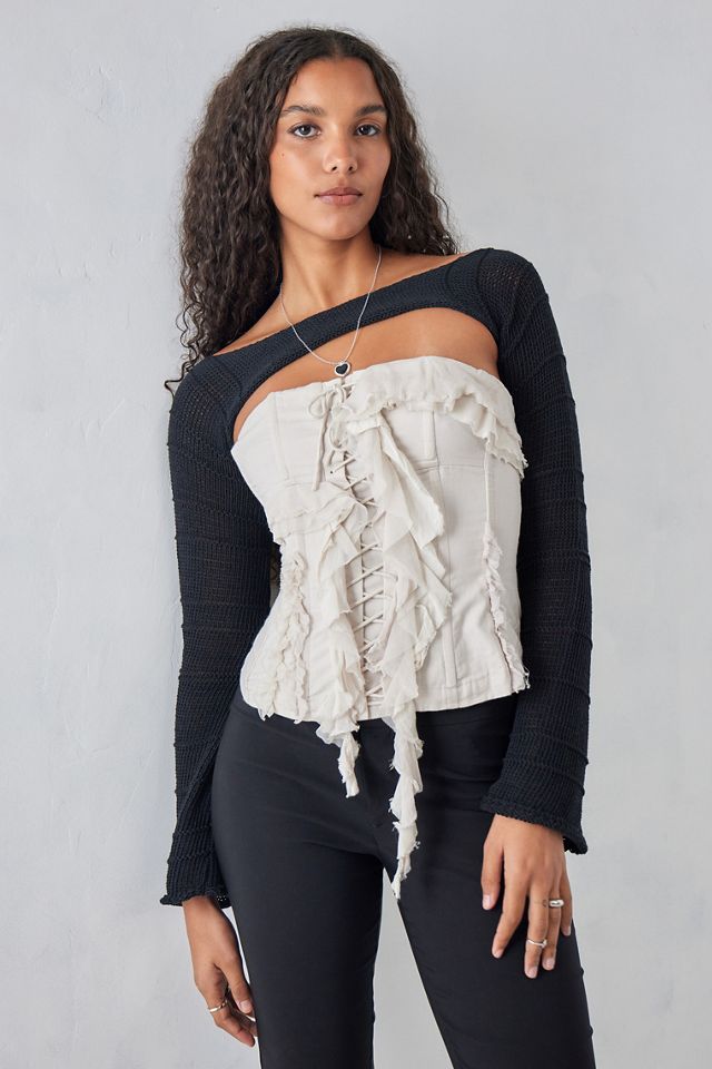 UO Brooke Micro Shrug | Urban Outfitters UK