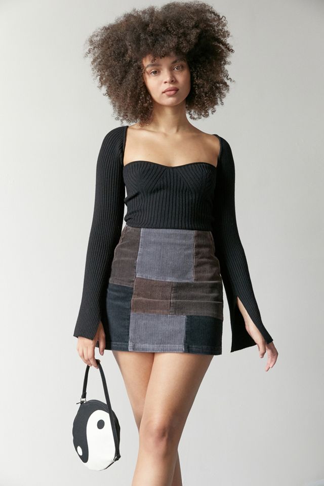 UO Juliet Portrait Neck Top | Urban Outfitters UK