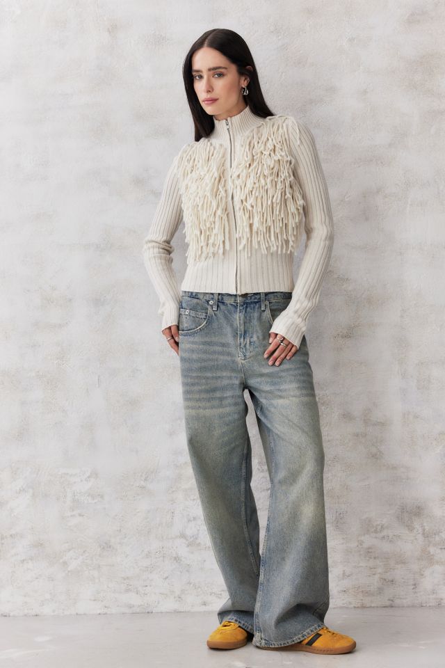 UO Loopy Knit Zip-Through Cardigan | Urban Outfitters UK