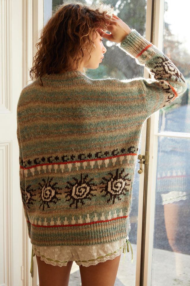UO Space-Dye Sun Knit Jumper | Urban Outfitters DE