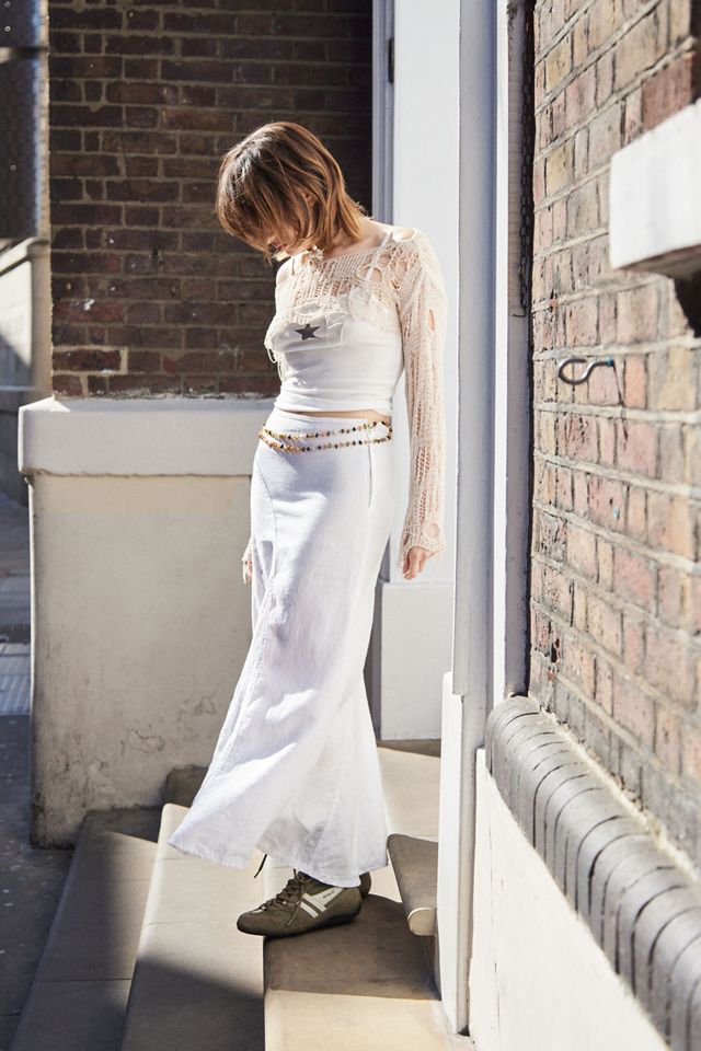 Boléro en maille effilochée UO Carla | Urban Outfitters FR