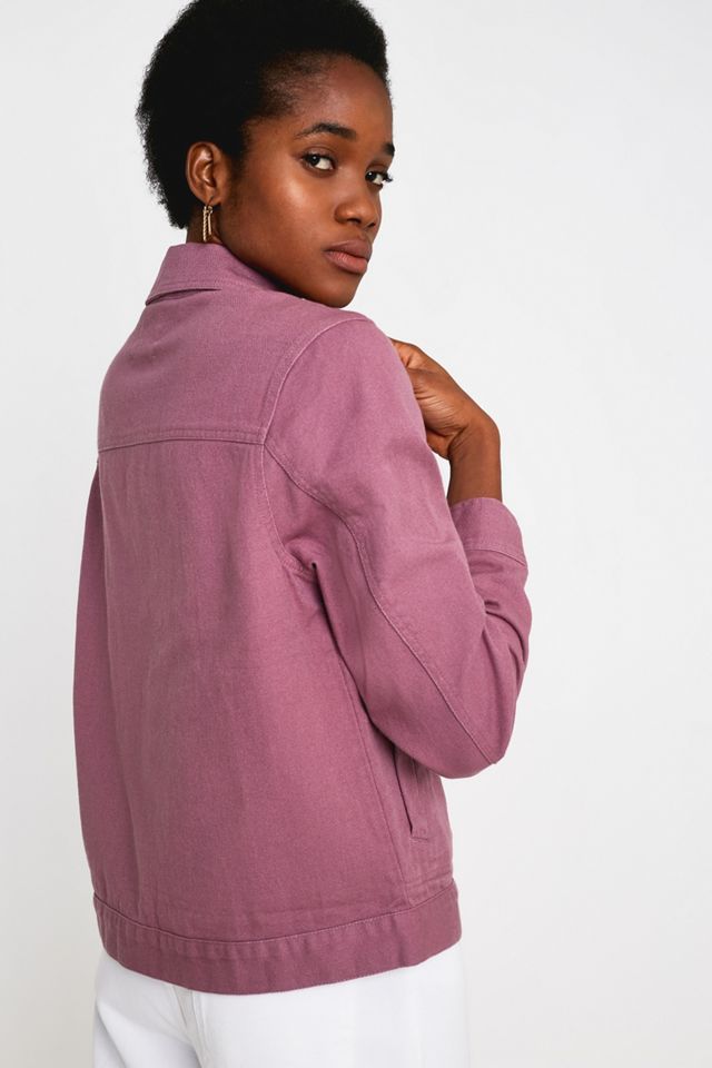 UO Pink Cotton Workwear Jacket | Urban Outfitters UK