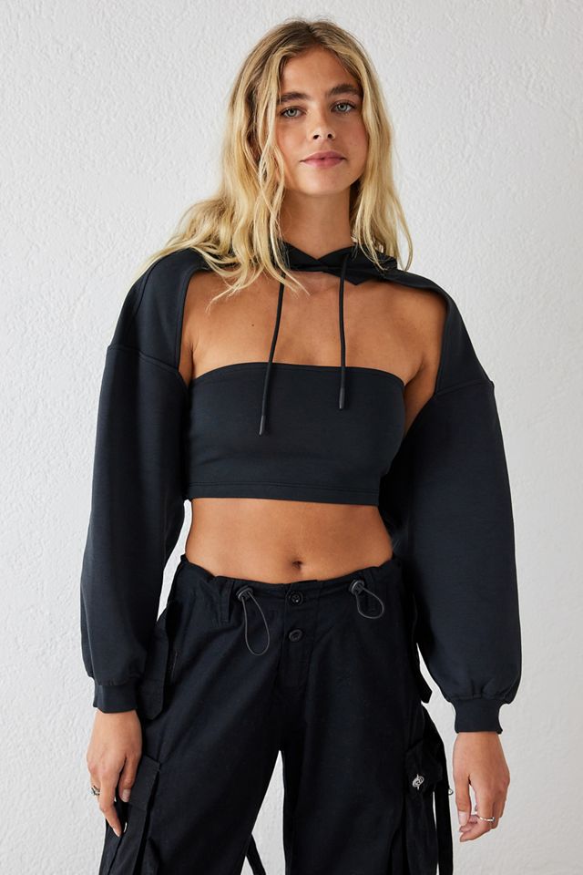 UO Hooded Shrug & Tube Top | Urban Outfitters UK