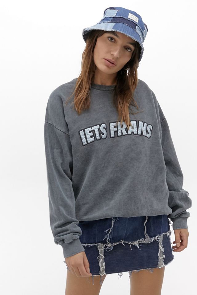 iets frans... Applique Logo Crew Neck Sweatshirt | Urban Outfitters UK