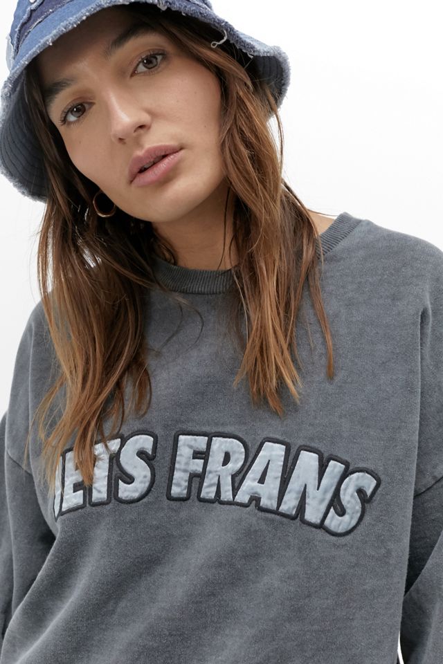 iets frans... Applique Logo Crew Neck Sweatshirt | Urban Outfitters UK