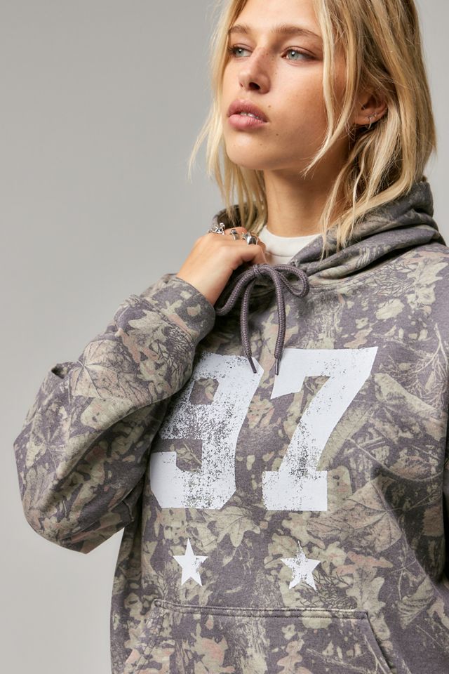 Sudadera con Capucha Lavada UO Camo 97 | Urban Outfitters ES