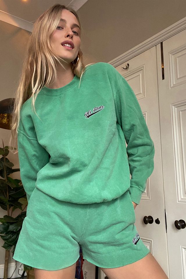 iets frans... Green Script Logo Sweatshirt | Urban Outfitters UK