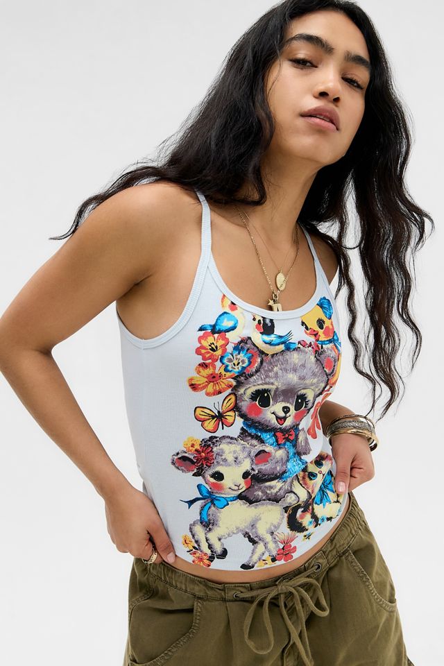 BDG Kidult Animals Cami | Urban Outfitters UK