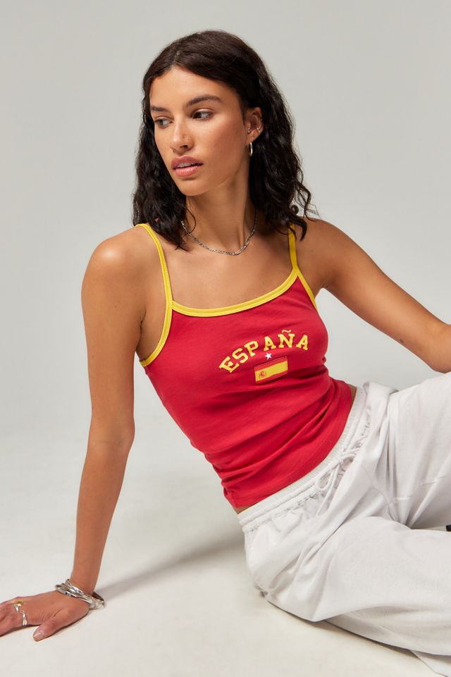 Uo Espana Football Cami Urban Outfitters Uk