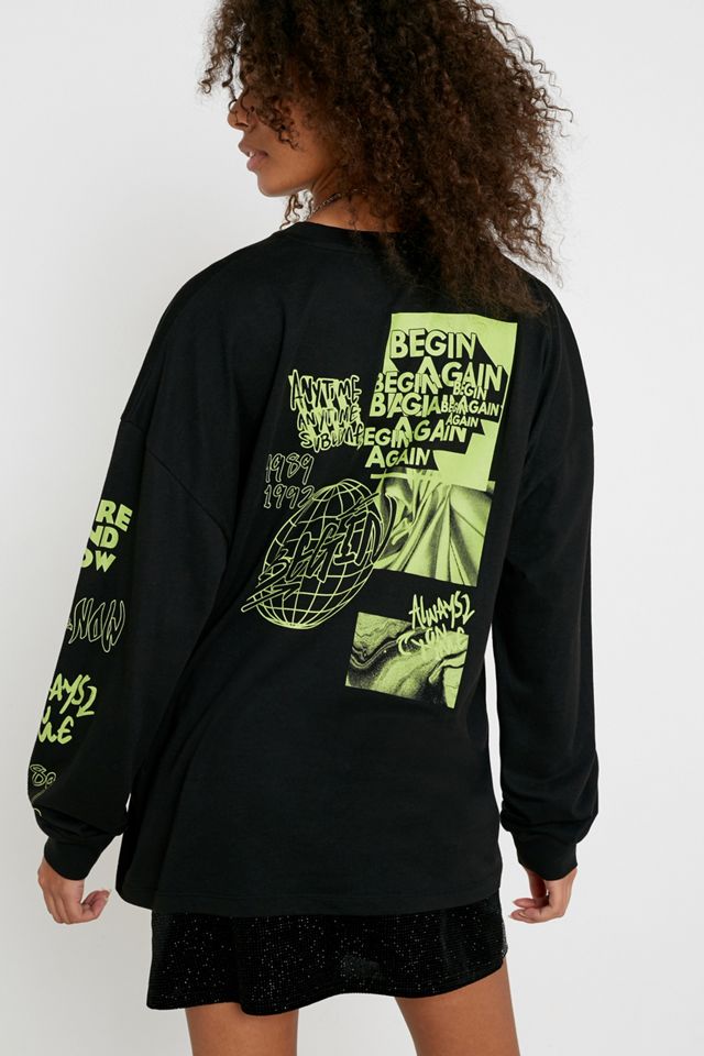 UO Begin Again Long-Sleeve Skate T-Shirt | Urban Outfitters UK