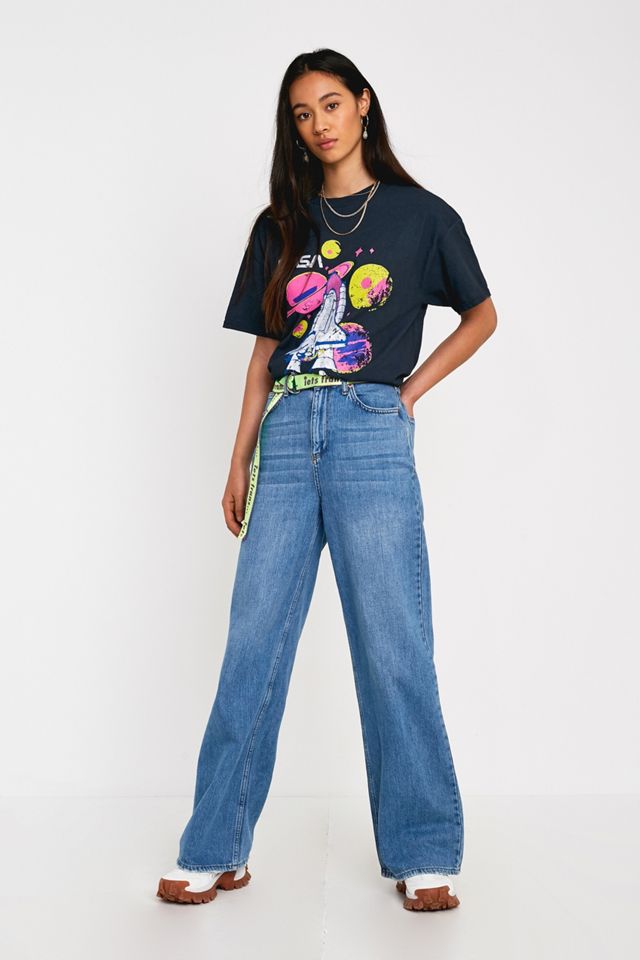 NASA Blue T-Shirt | Urban Outfitters UK