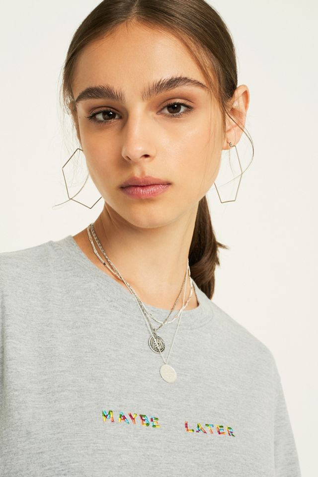 UO Maybe Later T-Shirt | Urban Outfitters UK