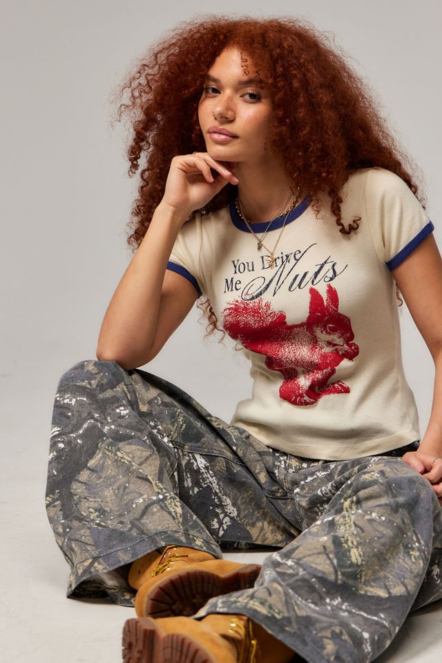 UO You Drive Me Nuts Baby T-Shirt | Urban Outfitters UK