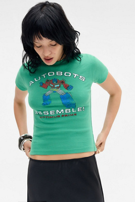 UO Autobots Transformers Baby T-Shirt | Urban Outfitters UK