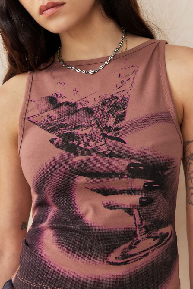 Silence + Noise Mercedes Martini Tank Top | Urban Outfitters UK