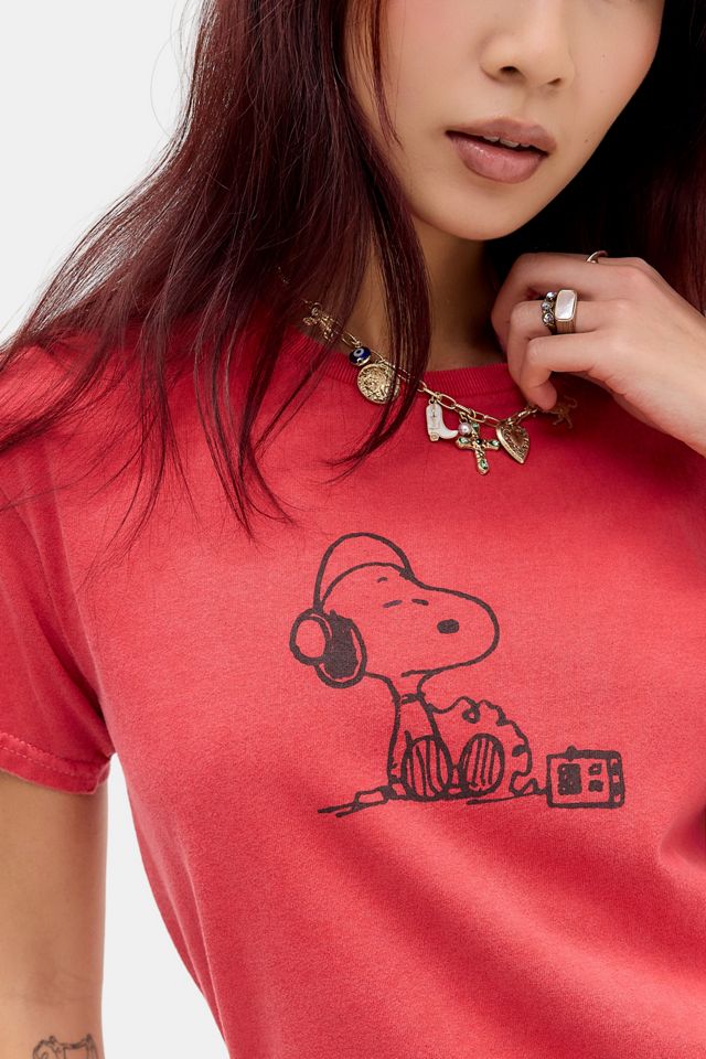 T-shirt rilassata UO DJ Snoopy | Urban Outfitters IT