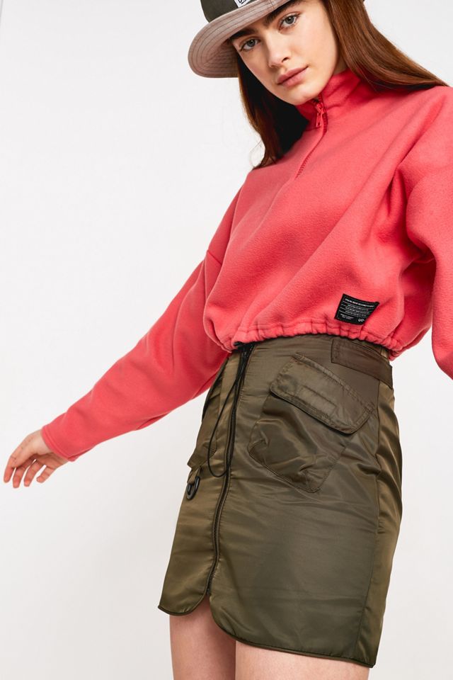 UO Bernard Nylon Zip-Front Utility Skirt | Urban Outfitters UK