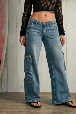 BDG Low Rise Cargo Jeans | Urban Outfitters UK