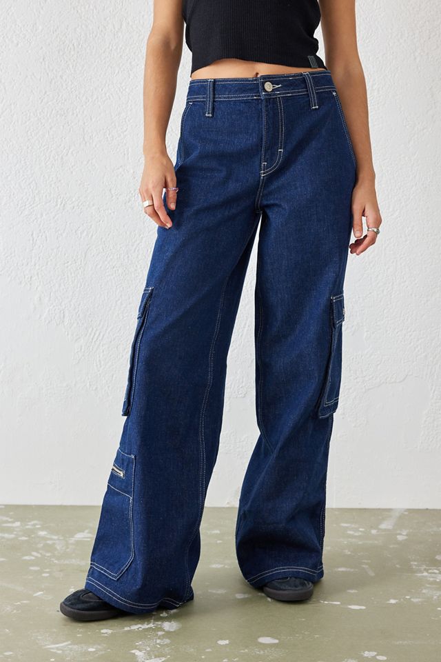 BDG Vintage Wash Low Rise Cargo Jeans | Urban Outfitters UK