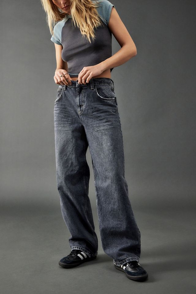 BDG Washed Black Boyfriend Jeans | Urban Outfitters UK