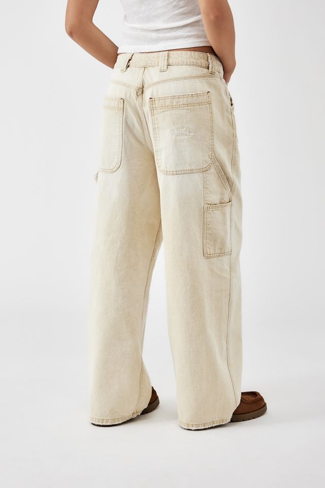 BDG Jaya Carpenter Sand Jeans | Urban Outfitters UK