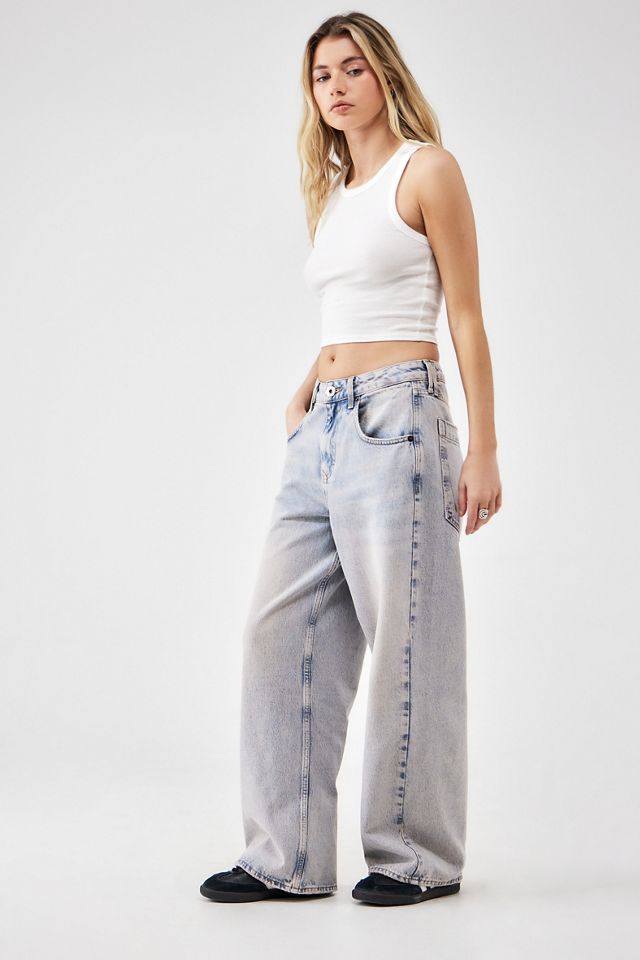 BDG Jaya Baggy Pink Tint Jeans | Urban Outfitters UK