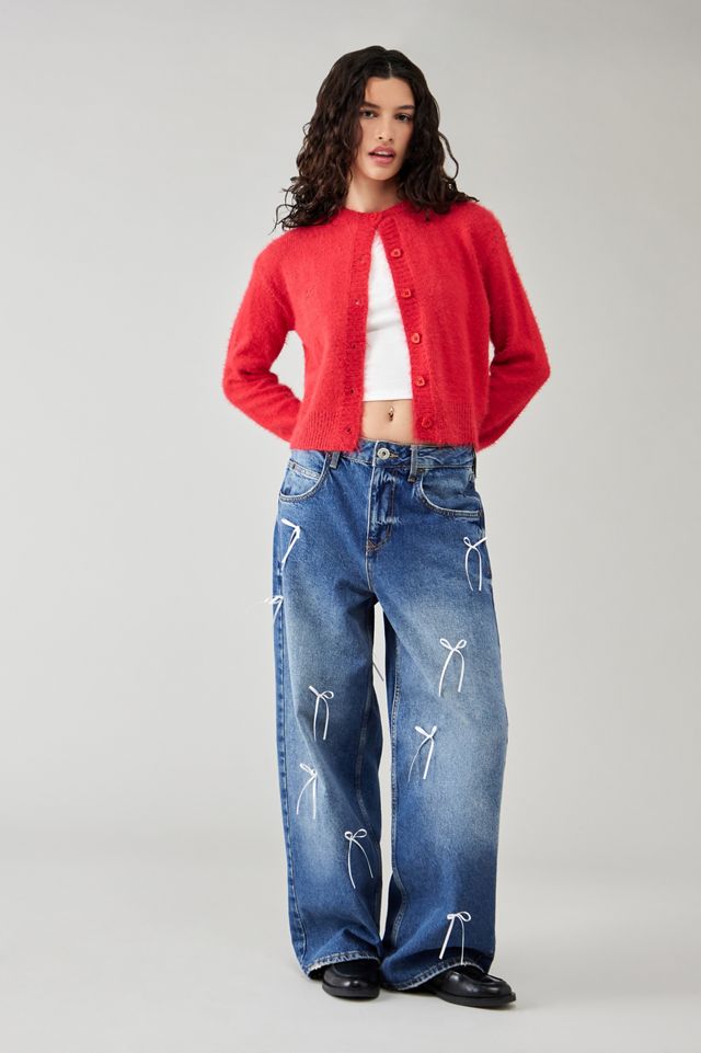 BDG Jaya Baggy Bow Jeans | Urban Outfitters UK
