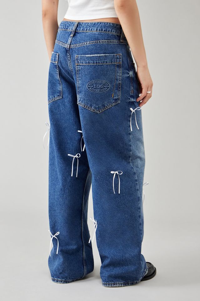 BDG Jaya Baggy Bow Jeans | Urban Outfitters UK