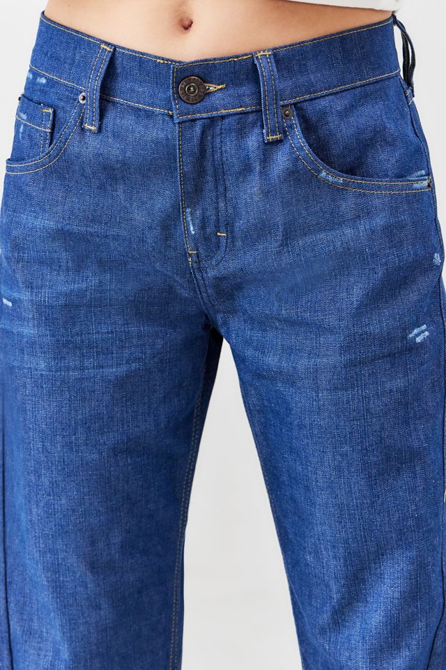 BDG Jet Twisted Straight Leg Blue Jeans | Urban Outfitters UK