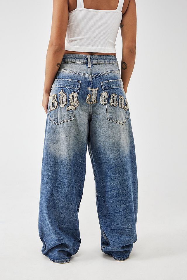 BDG Jaya Baggy Denim Applique Jeans | Urban Outfitters UK BDG Jaya Baggy Denim Applique Jeans | Urban Outfitters UK