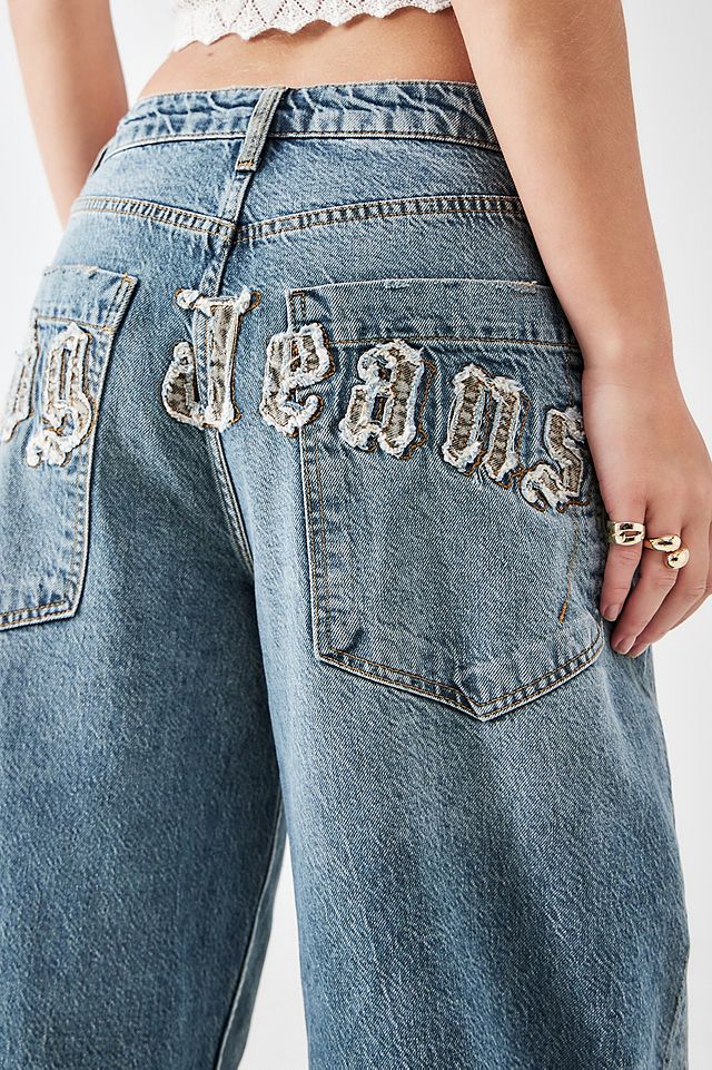 BDG Jaya Baggy Applique Jeans | Urban Outfitters UK BDG Jaya Baggy Applique Jeans | Urban Outfitters UK