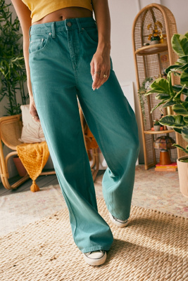 BDG Teal Puddle Jeans | Urban Outfitters UK